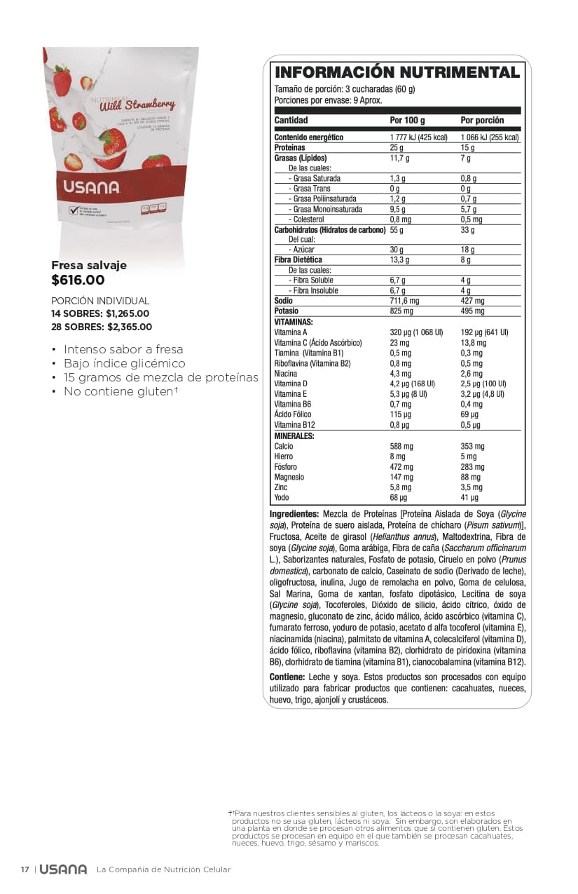 Catálogo USANA MX 2021 - Nutrición Inteligente de México